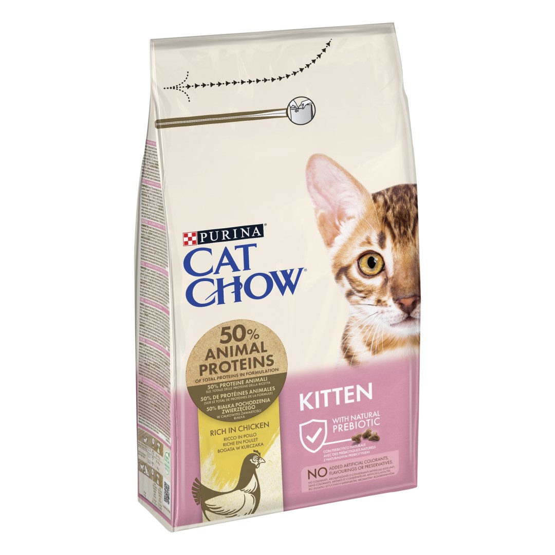 Croquettes pour chaton - saumon | Cat Chow®