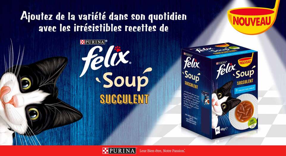 FELIX® Alimentation humide et friandises pour chats fûtés